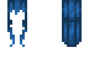 blue hair base | Minecraft Skin