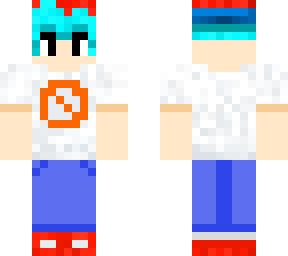 boyfriend FNF remake | Minecraft Skin