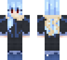 Demon Lord Rimuru Red Eyed | Minecraft Skin
