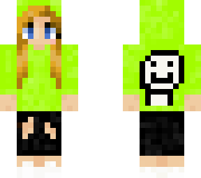 Dream Hoodie Harp (fixed) | Minecraft Skin