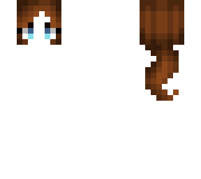 Female HB - Brunette Ponytail | Minecraft Skin