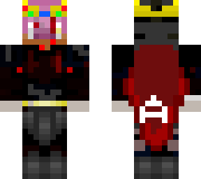 Final edit of Black cloak Technoblade | Minecraft Skin