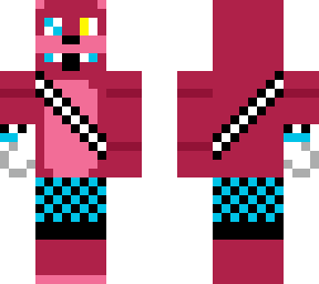 glamrock foxy | Minecraft Skins
