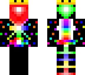 RAINBOW GAMER! | Minecraft Skin