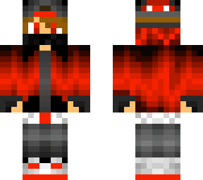 Red gamer boy | Minecraft Skin
