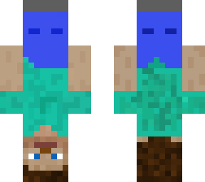 STEVE INVERTIDO | Minecraft Skin