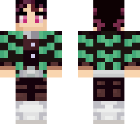 demon slayer tanjiro kamado | Minecraft Skins