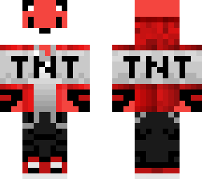 TNT fox | Minecraft Skin
