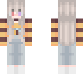 Bee sweater with overalls with bee on overalls (og skin by ...