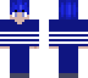 Blue anime boy :) | Minecraft Skin