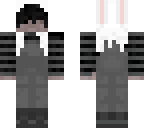 bunny hat boy removable hat | Minecraft Skin