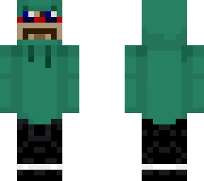 Captainsparklez MCC skin: Green Guardians | Minecraft Skin