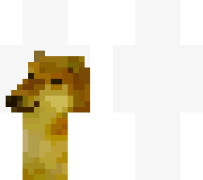 Cheems Pixel Art | Minecraft Skin