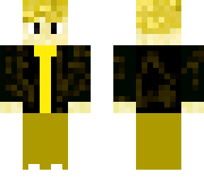 cool yellow boy | Minecraft Skin