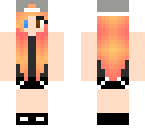 girl in singlet | Minecraft Skin