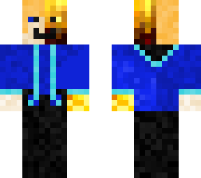 refined blaze man | Minecraft Skin