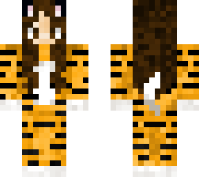 Tiger Girl Minecraft Skins