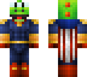 Yoshi as Homelander from the boys | Minecraft Skin