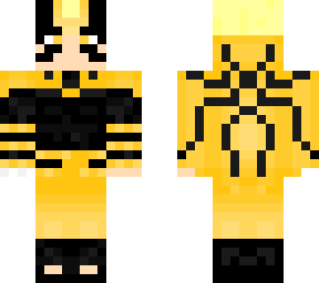 Naruto Baryon Mode Minecraft Skins