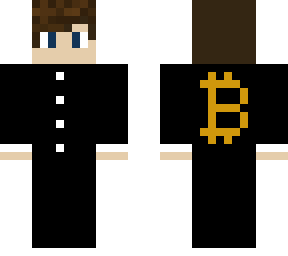 Bitcoin man | Minecraft Skin