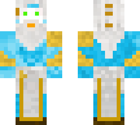 blue chicken god | Minecraft Skin