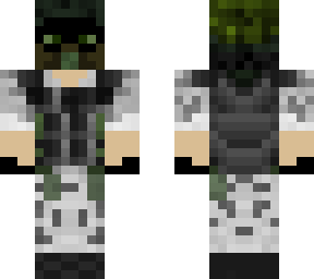 Corporal Adrian Shephard (3D mask) | Minecraft Skin