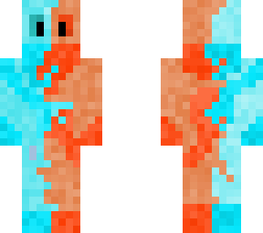 fire/ice | Minecraft Skin