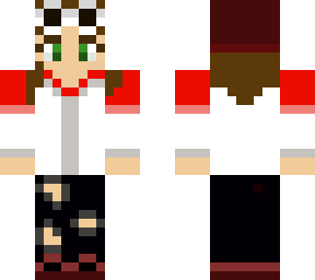 fixed female tommyiint with gogy goggles | Minecraft Skin