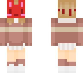 Nihachu mcc red rabbits skin but swagger alt | Minecraft Skin
