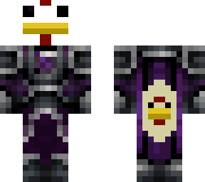 purpur Chicken knight | Minecraft Skin
