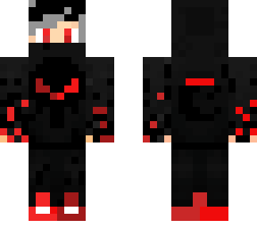 black and red cool boy | Minecraft Skins