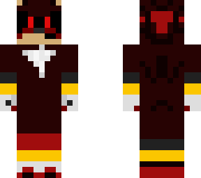 shadow the hedgehog .exe virus | Minecraft Skin
