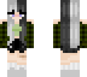 green hair green hair girl | Minecraft Skins