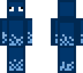 Squid with blue fire | Minecraft Skin