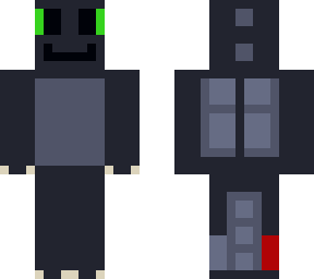 Toothless How To Train Your Dragon | Minecraft Skin