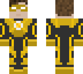 Yellow Lantern Hal Jordan | Minecraft Skin