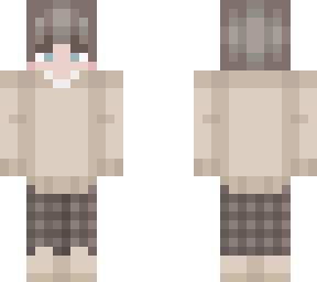 beige grey sweater | Minecraft Skin