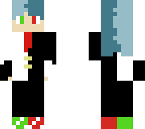 blue female/non-binary ranboo | Minecraft Skin