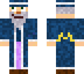 Blue wizard | Minecraft Skin