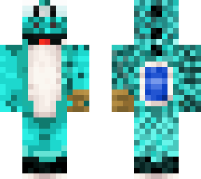 blue yoshi with gauntlant | Minecraft Skin