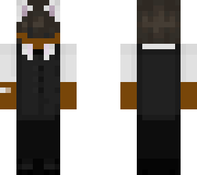 Cat eared butler | Minecraft Skin