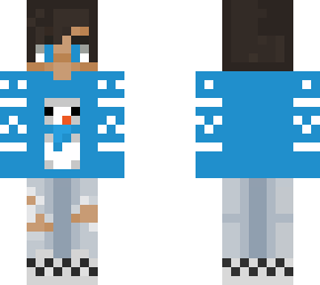 DeadFear revamp blue | Minecraft Skin