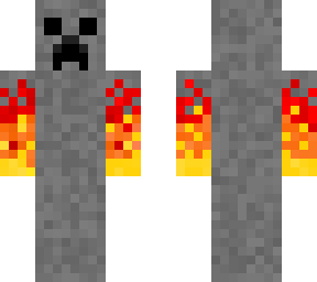Fire Creeper | Minecraft Skins