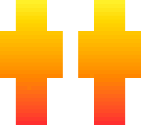 Gradient: Yellow-Orange-Red | Minecraft Skin