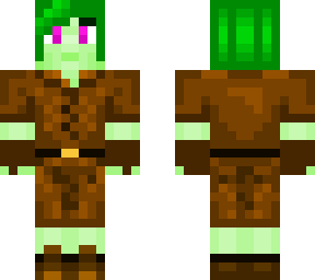 Leather Armored Dryad | Minecraft Skin