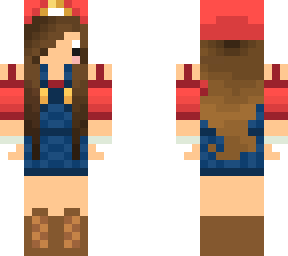 Mario Girl | Minecraft Skin