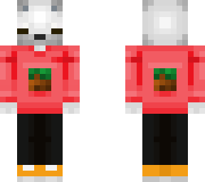 Stylish Artic Fox (Fundy's Head Design) | Minecraft Skin