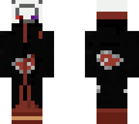 Tobi akatsuki white | Minecraft Skin