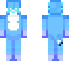 Water Type Litten with no head stripe | Minecraft Skin