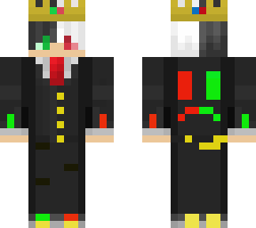 Human Ranboo With Gold Minecraft Skins